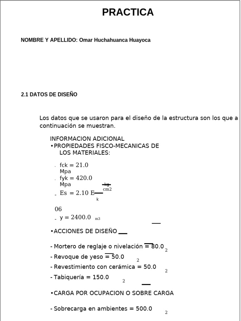 Práctica Estructuras E. | PDF