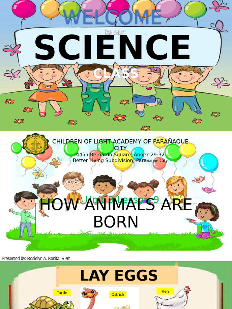 How Animals Are Born: Lesson 9 | PDF