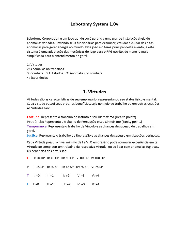 Lobotomy Verso | PDF