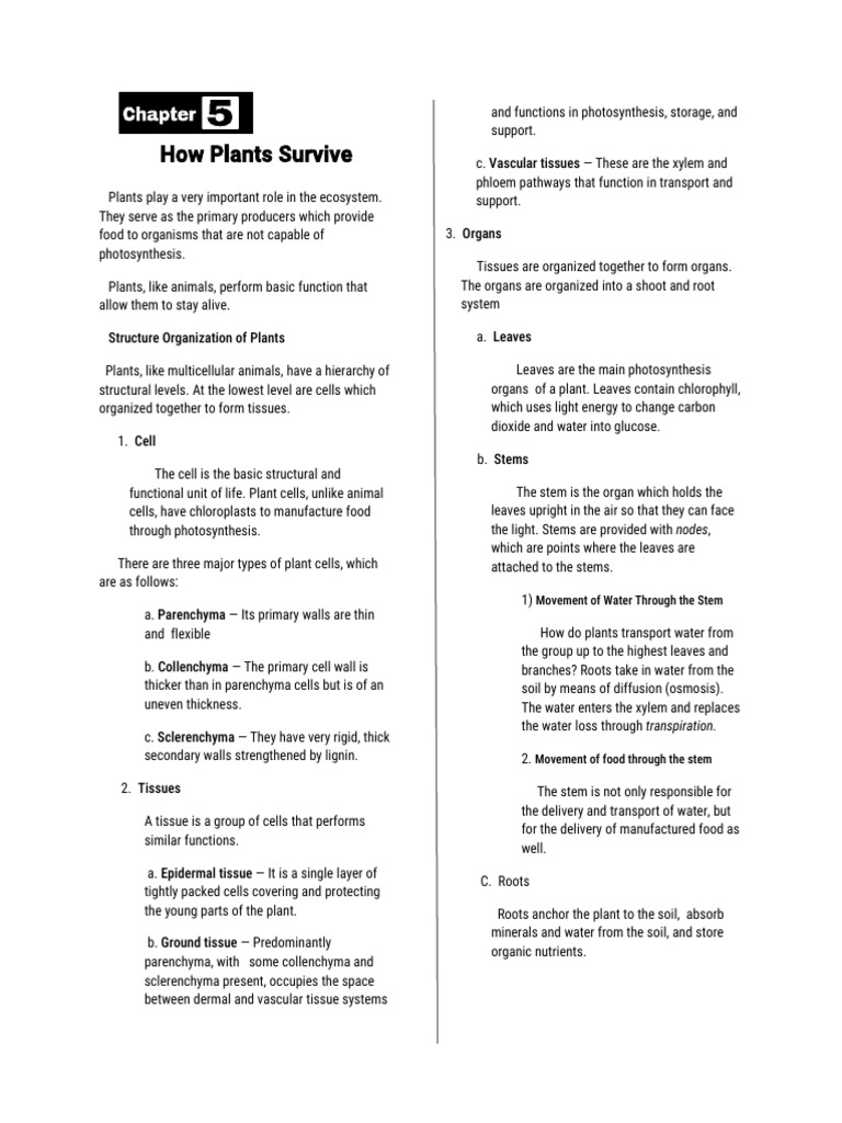 How Plants Surv-WPS Office | PDF
