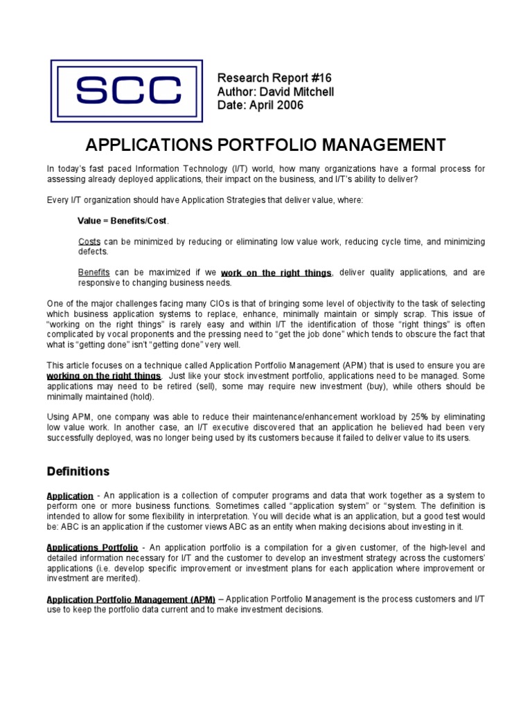 APM Research Report | PDF | Accountability | Business