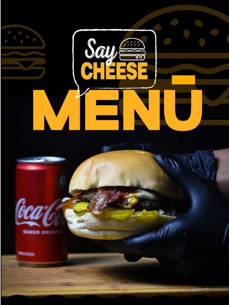 Menú Say Cheese 9-08-24 | PDF
