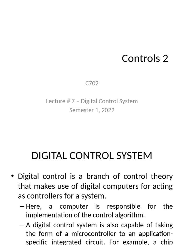 Lecture 7 - Z Transform and Difference Equations | PDF