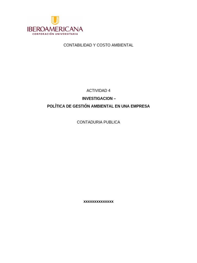 Act4 Investigacion - Cont Amb | PDF