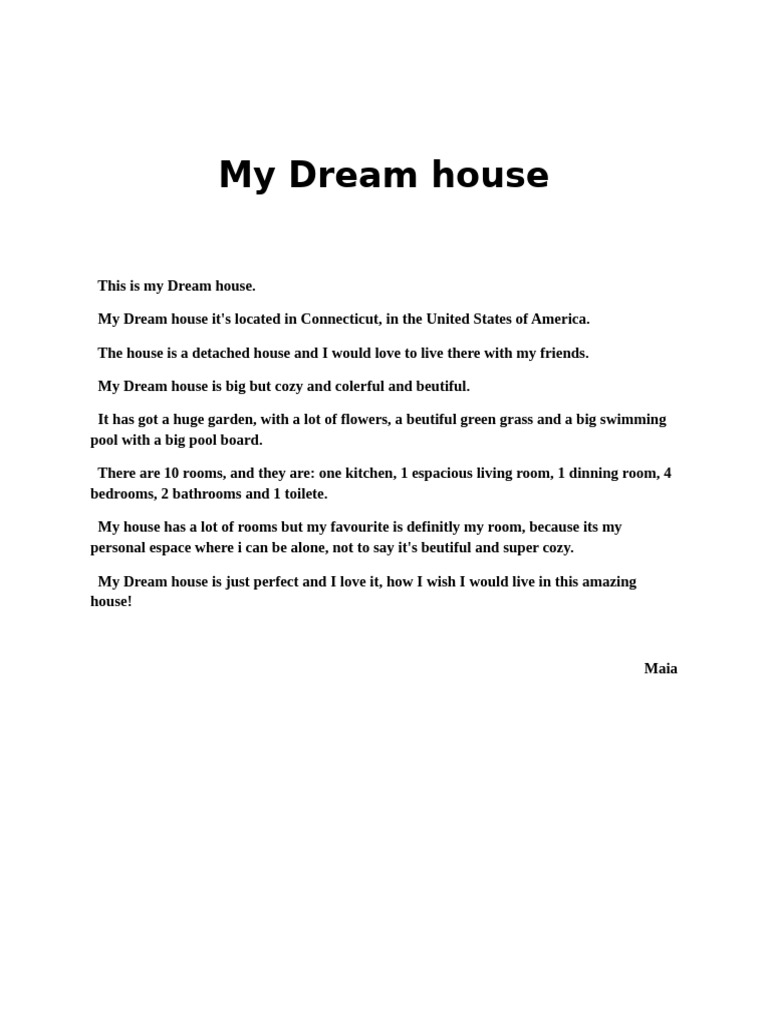 Dream House | PDF