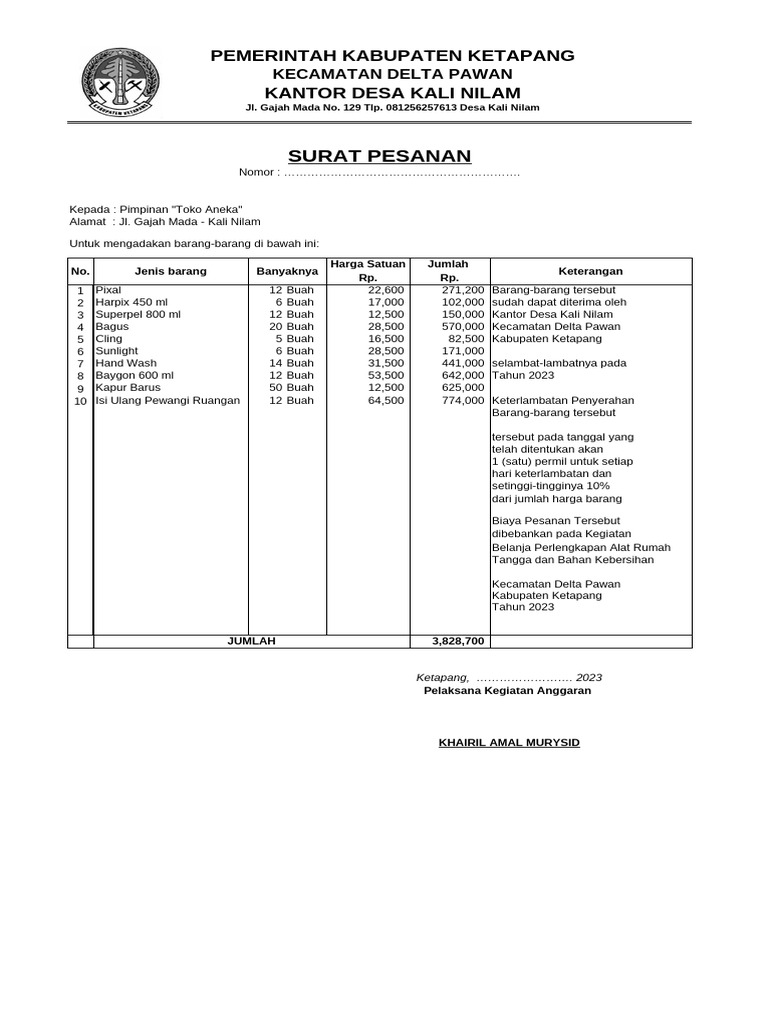 Perlengkapan Aneka | PDF