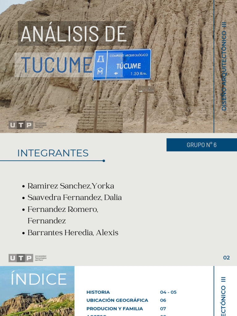 Mapa y Análisis de Tucumé | PDF