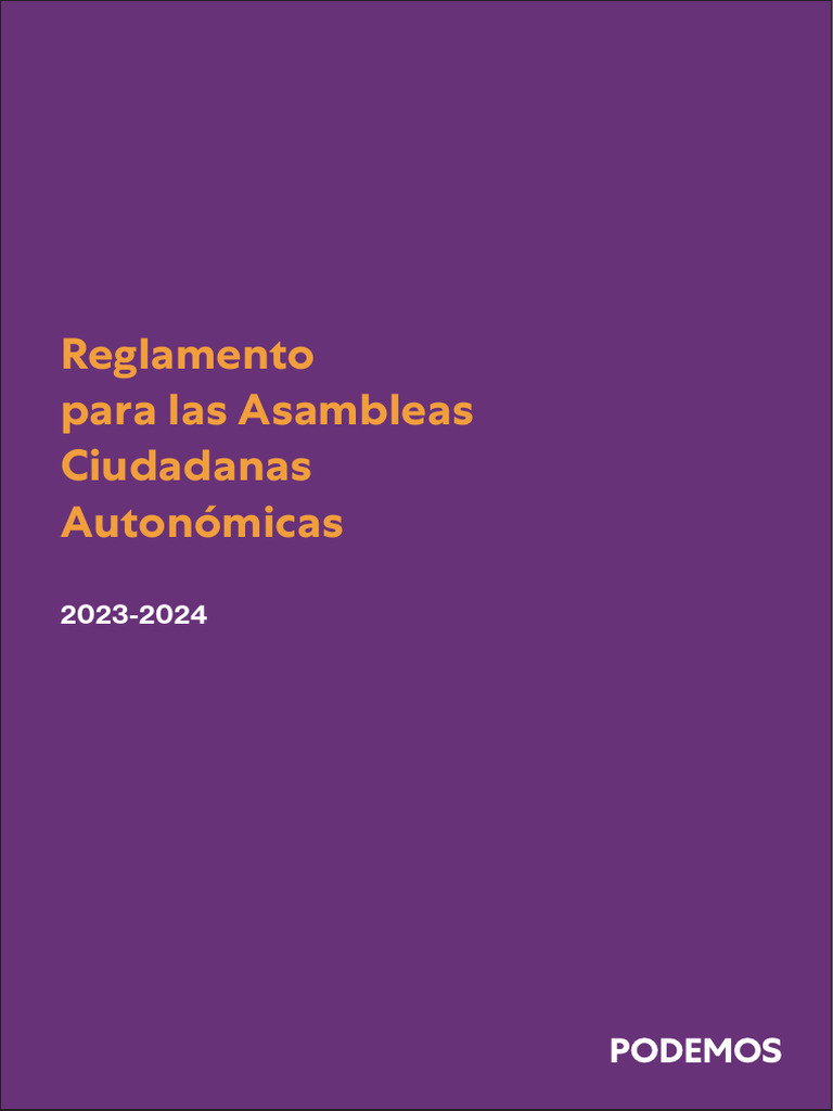 Reglamento ACAs - 2023 2024 | PDF