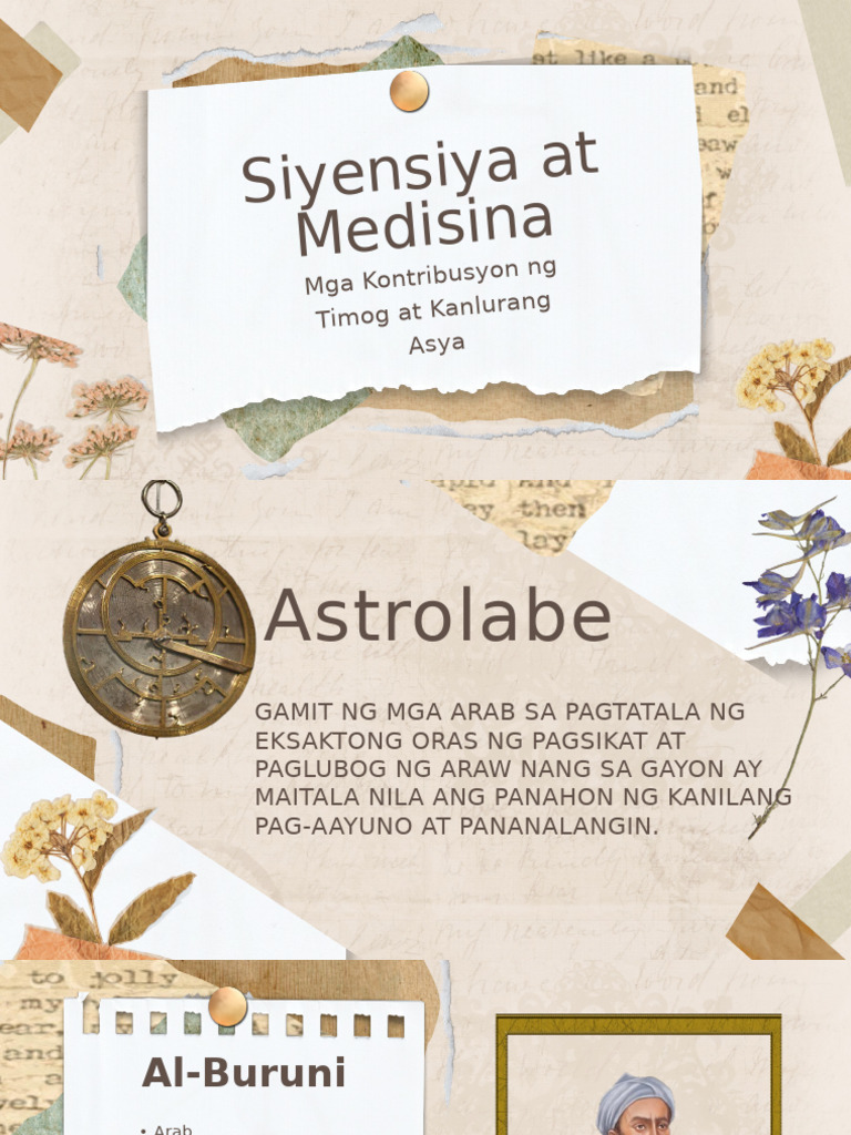 AP Siyensiya at Medisina Report | PDF