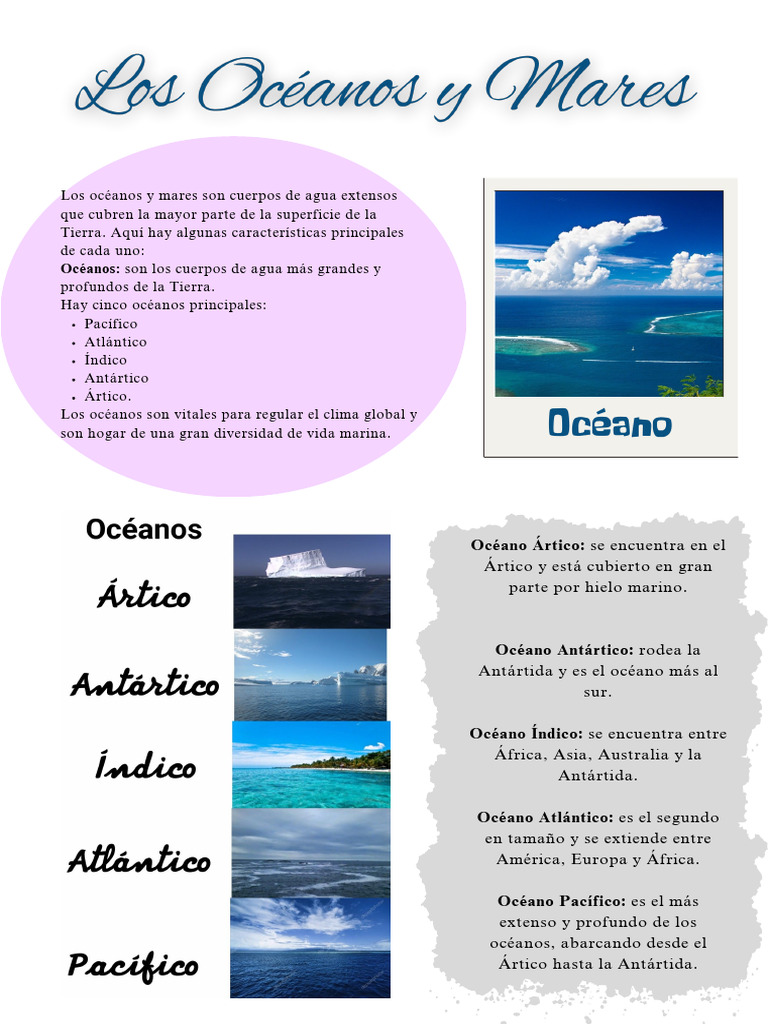 Los Oceano y Mares | PDF