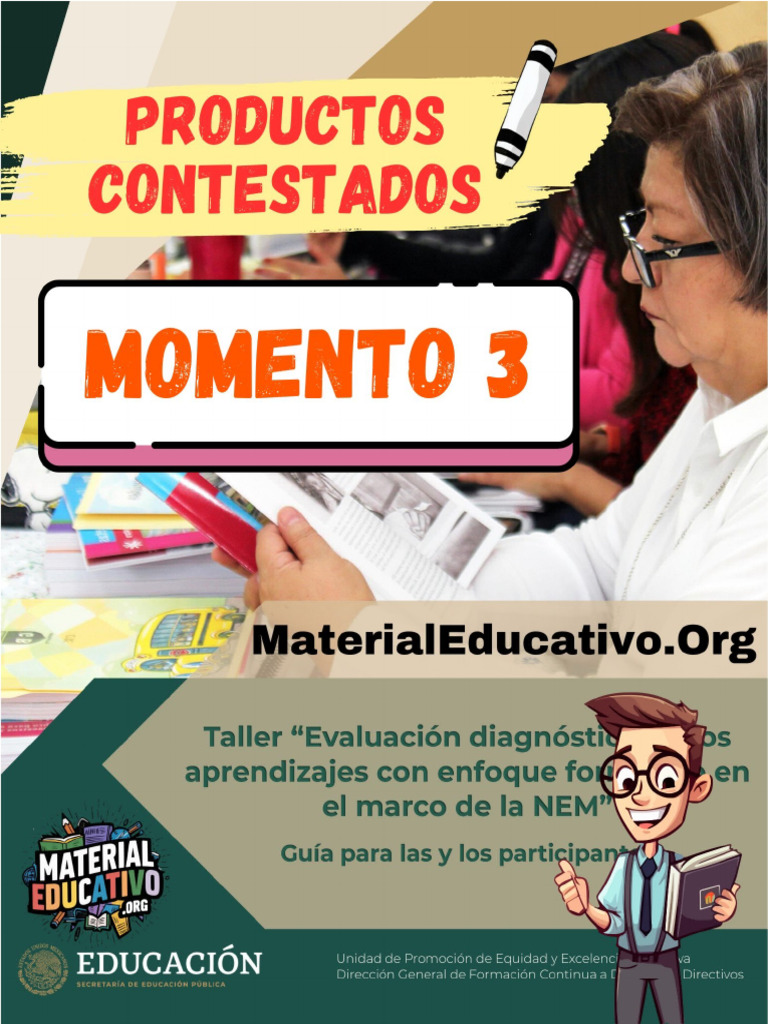 Productos Taller Evaluaci Ã N Diagn Ã Stica Momento 3 ME | PDF | Evaluación | Evaluación de ...