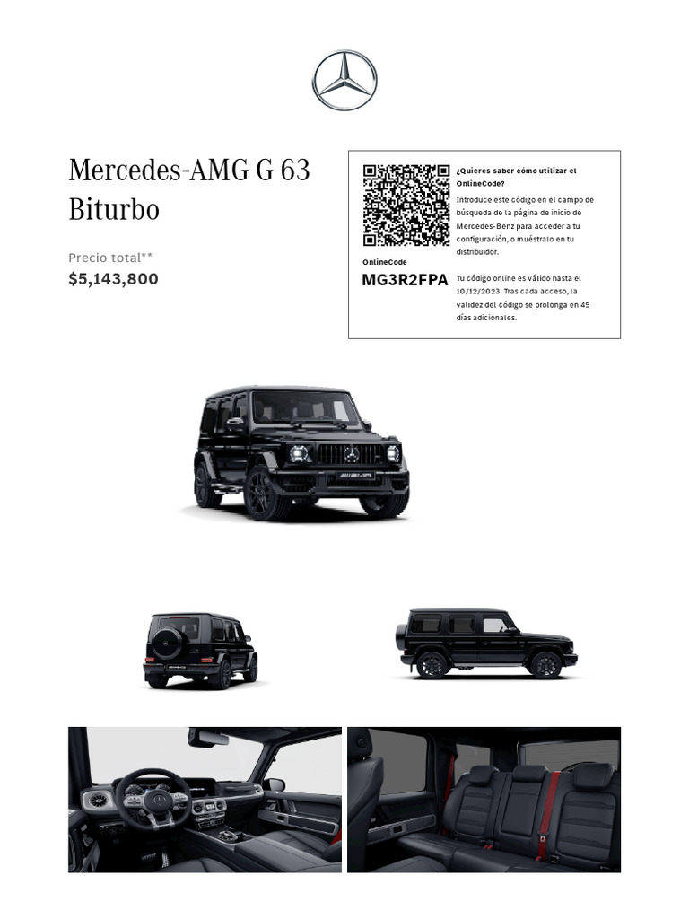 Mercedes-AMG G 63 Biturbo MG3R2FPA | PDF
