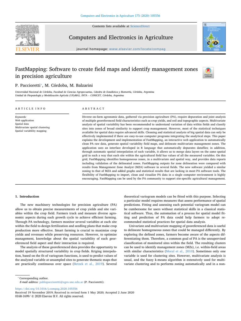 FastMapping Software to create field maps | PDF