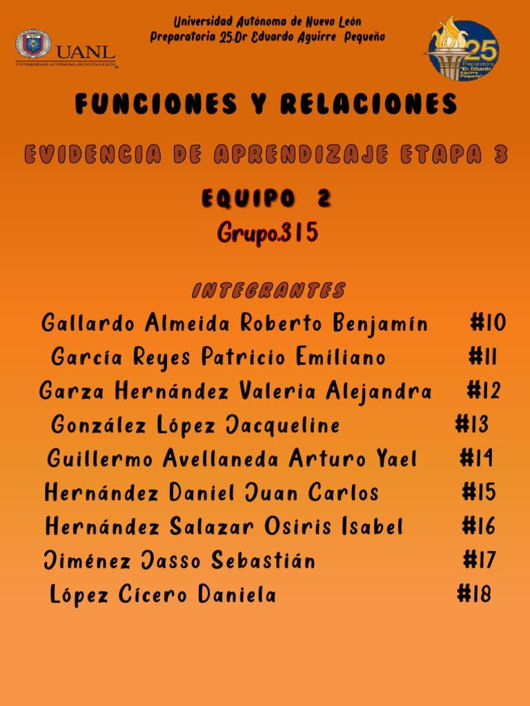 Equipo 2 - EVI 3 - FyR | PDF | Pendiente | Línea (geometría)