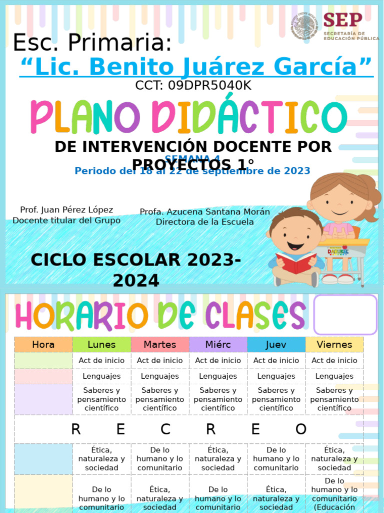 1° Sem4 Ppoint Planeación Proyectos Darukel 23-24 | PDF