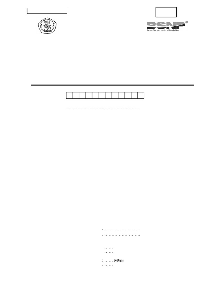 Soal Dan LJK Edit CCC | PDF