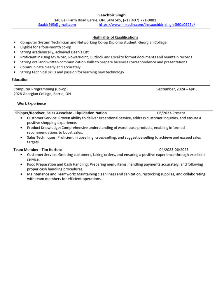 VCResume 3 | PDF