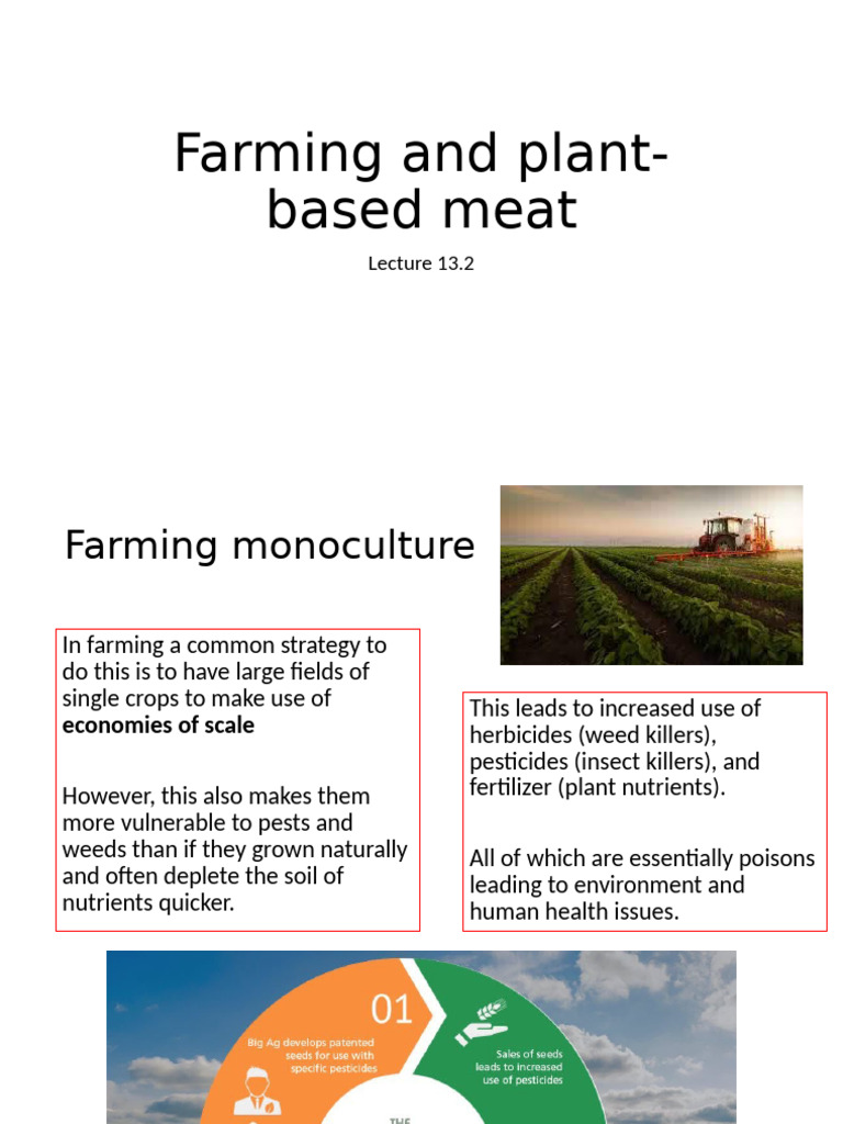 9.3 Farming and Plant-based Meat | PDF