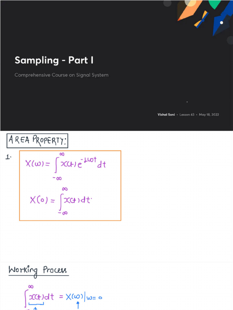 37.sampling Part I With Anno | PDF