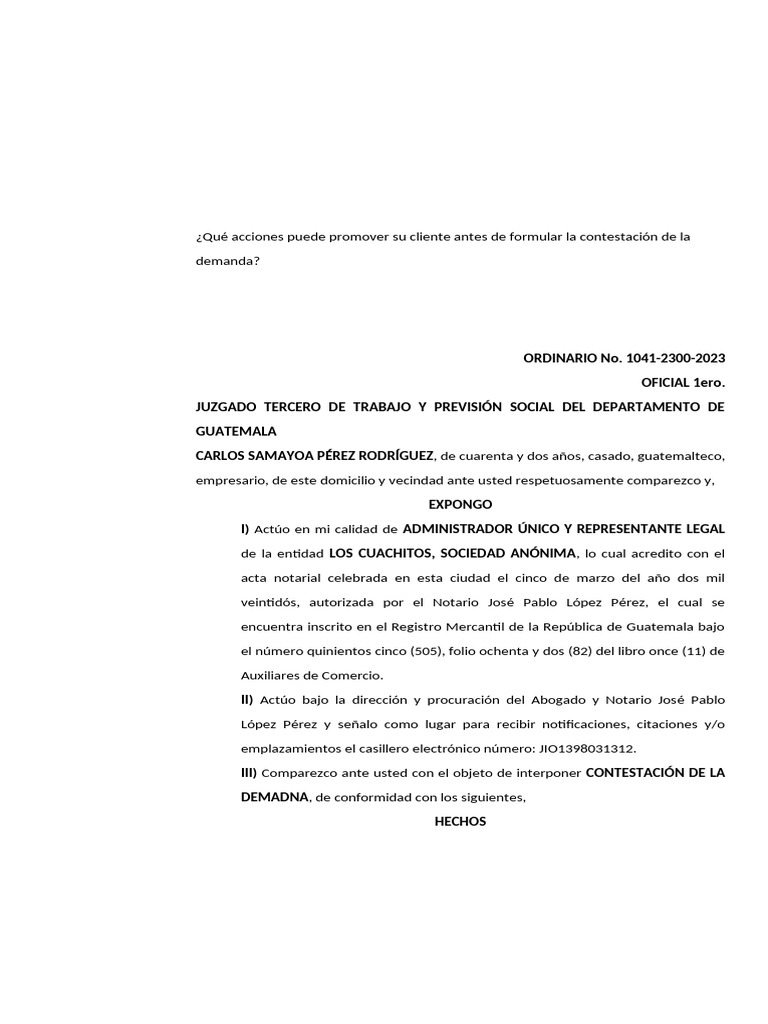 Memorial No. 2 | PDF