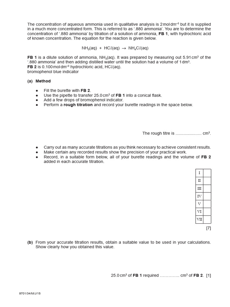 Titration 3 | PDF