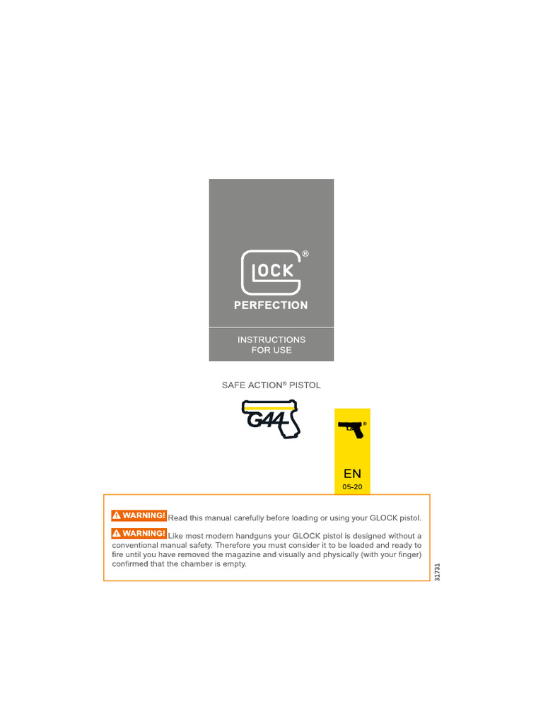 Manual Glock 44 | PDF