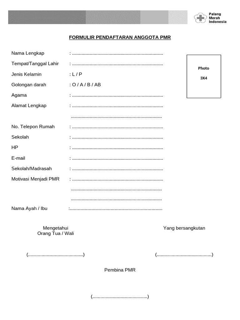 Formulir PMR | PDF
