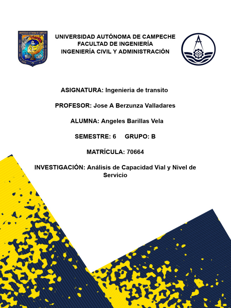 Analisis de Capacidad Vial y Nivel de Servicio | PDF