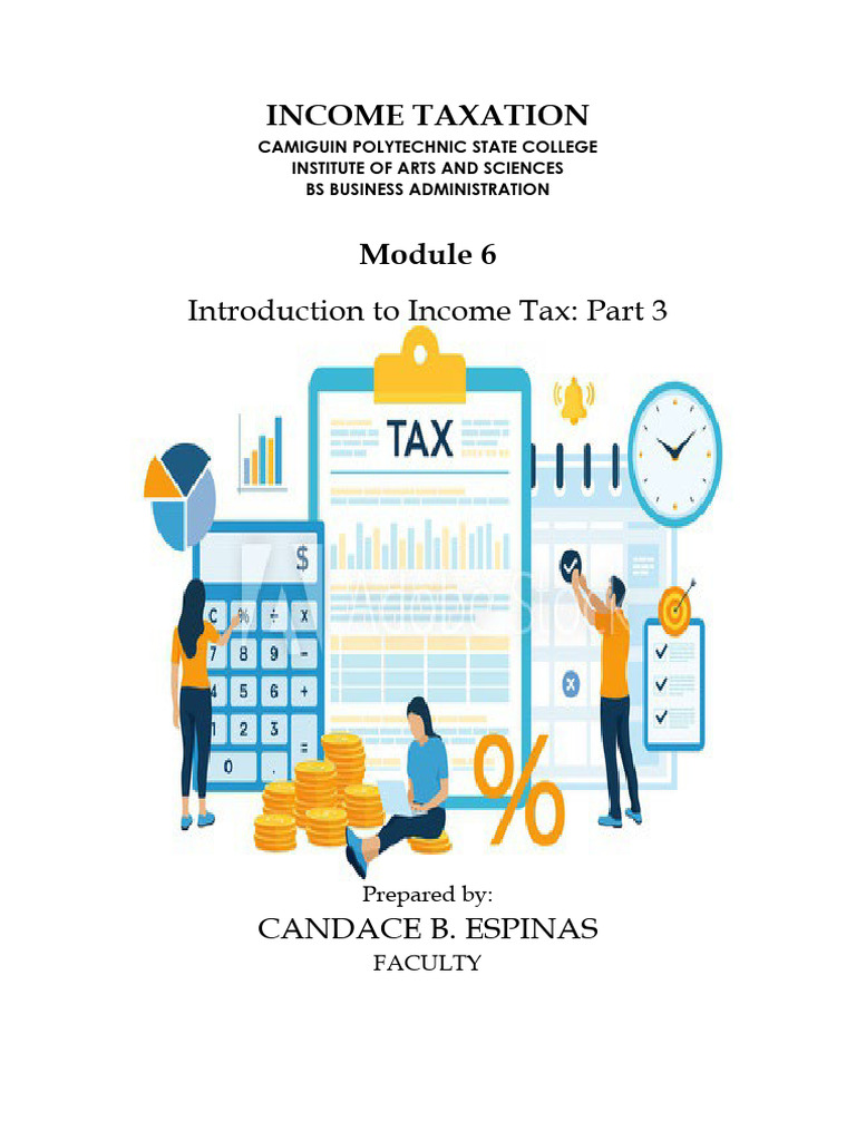 Module 6 - Income Taxation | PDF