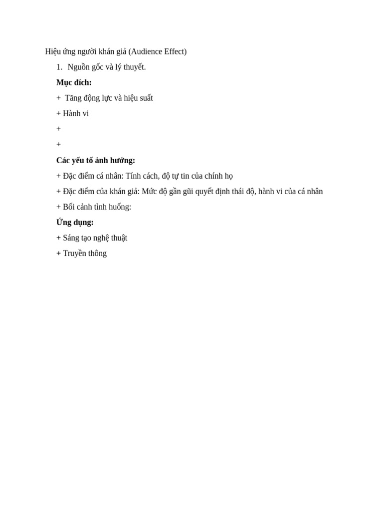 Hiệu Ứng Người Khán Giả - TLH Xã Hội | PDF