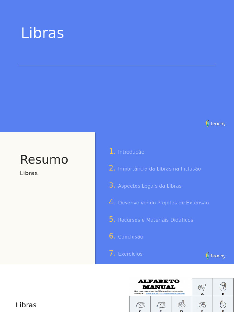 Slide Libras | PDF