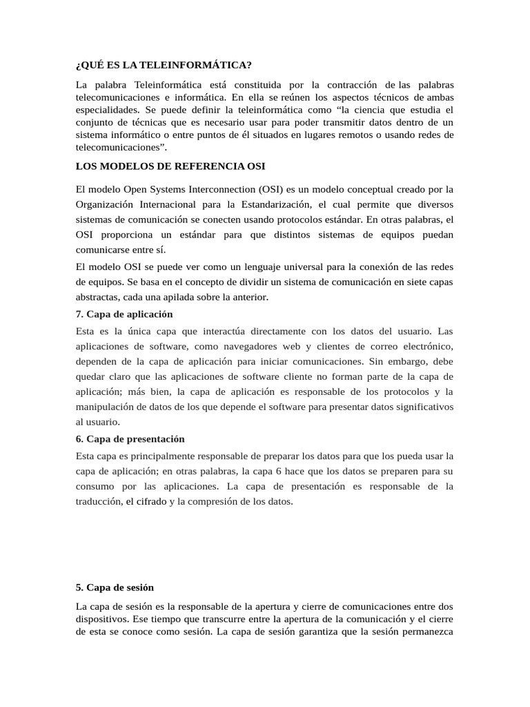 Tele Inform Á Tica | PDF