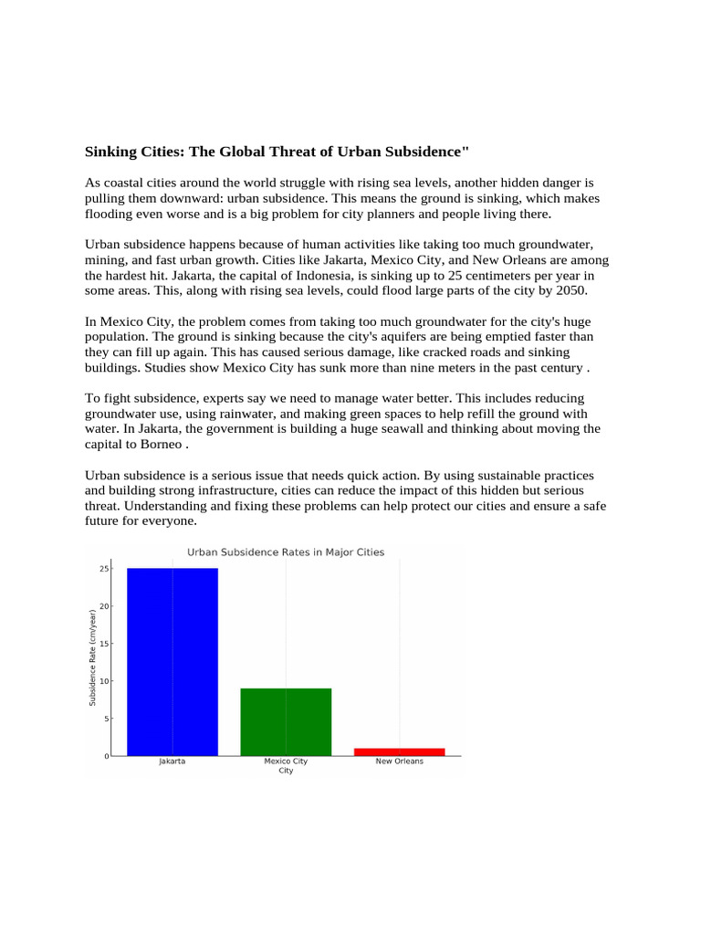 Sinking Cities | PDF