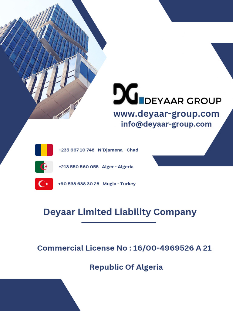 Deyaar Group: Mining Investment in Chad | PDF | Business