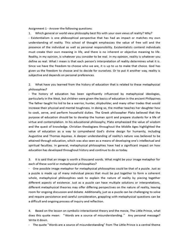 Activity 1 PROF ED 104 | PDF