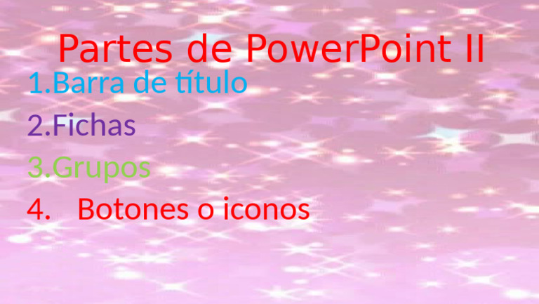 partes de PowerPoint II ??? ? | PDF