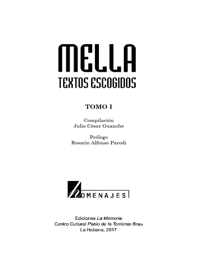 Mella Textos Escogidos para Web Completo | PDF