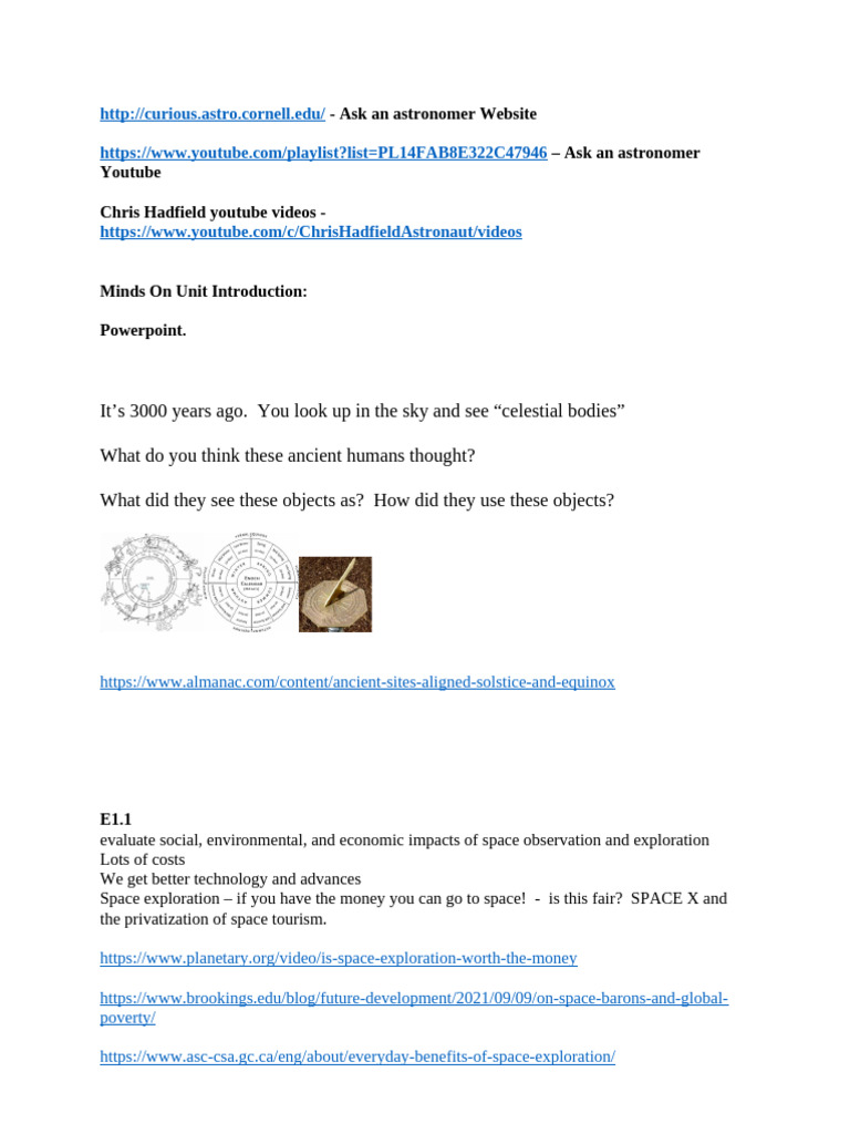 Grade 9 Space Exploration Overview | PDF | Meteoroid | Sun