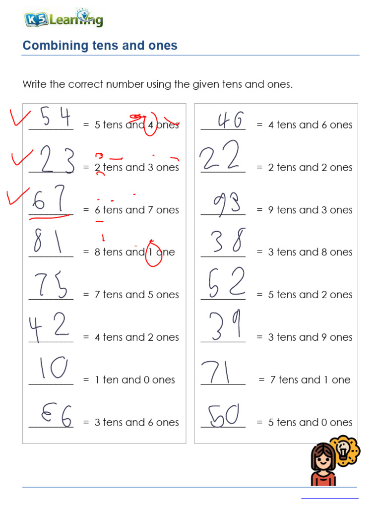 Grade 1 Tens Ones b2 | PDF
