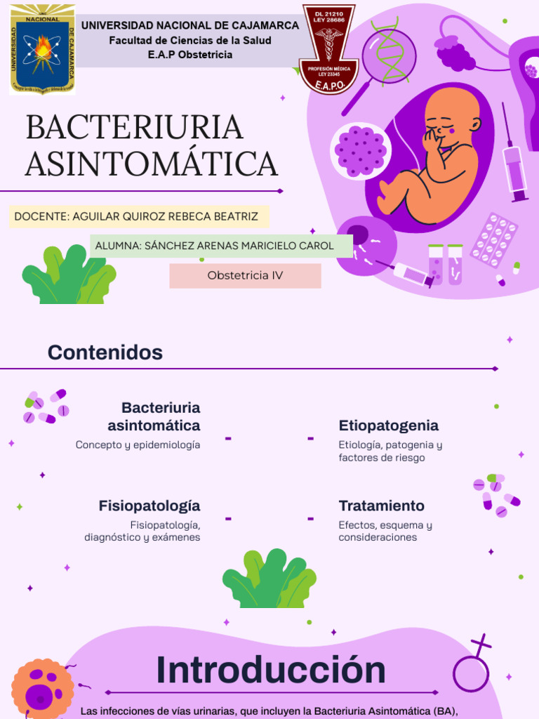 Bacteriuria Asintomatica | PDF