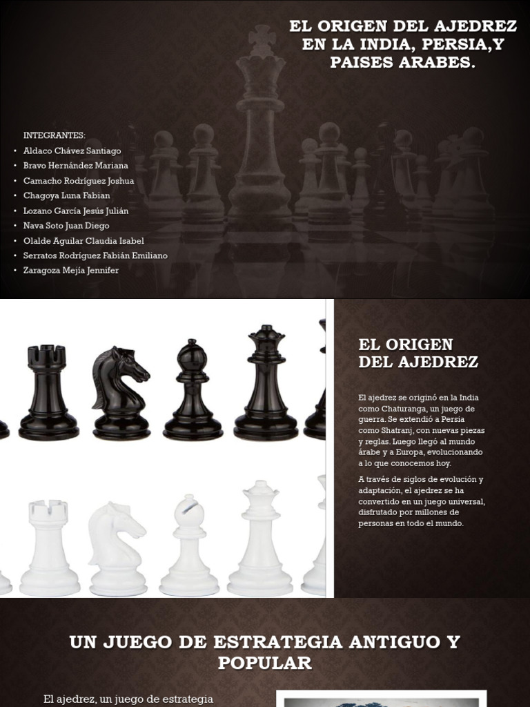 Ajedrez Presentacion | PDF | Ajedrez | Historia