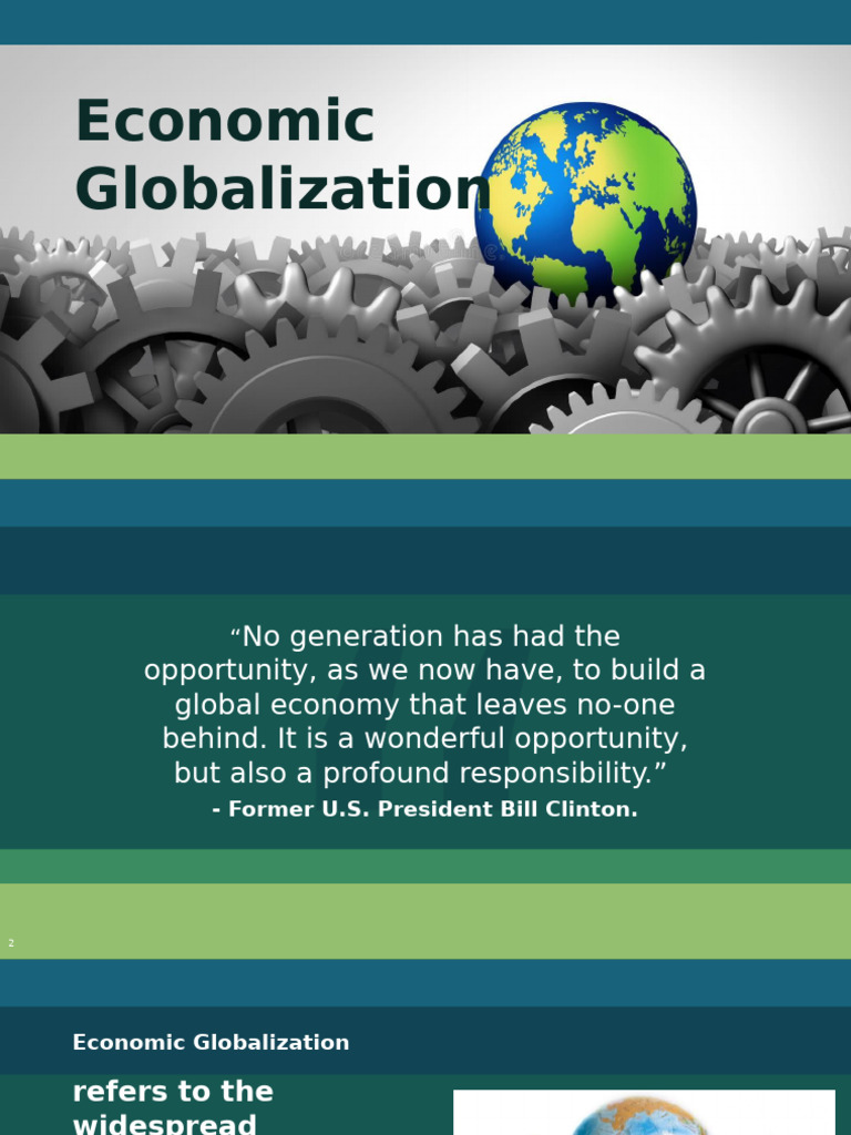 Economic Globalization | PDF