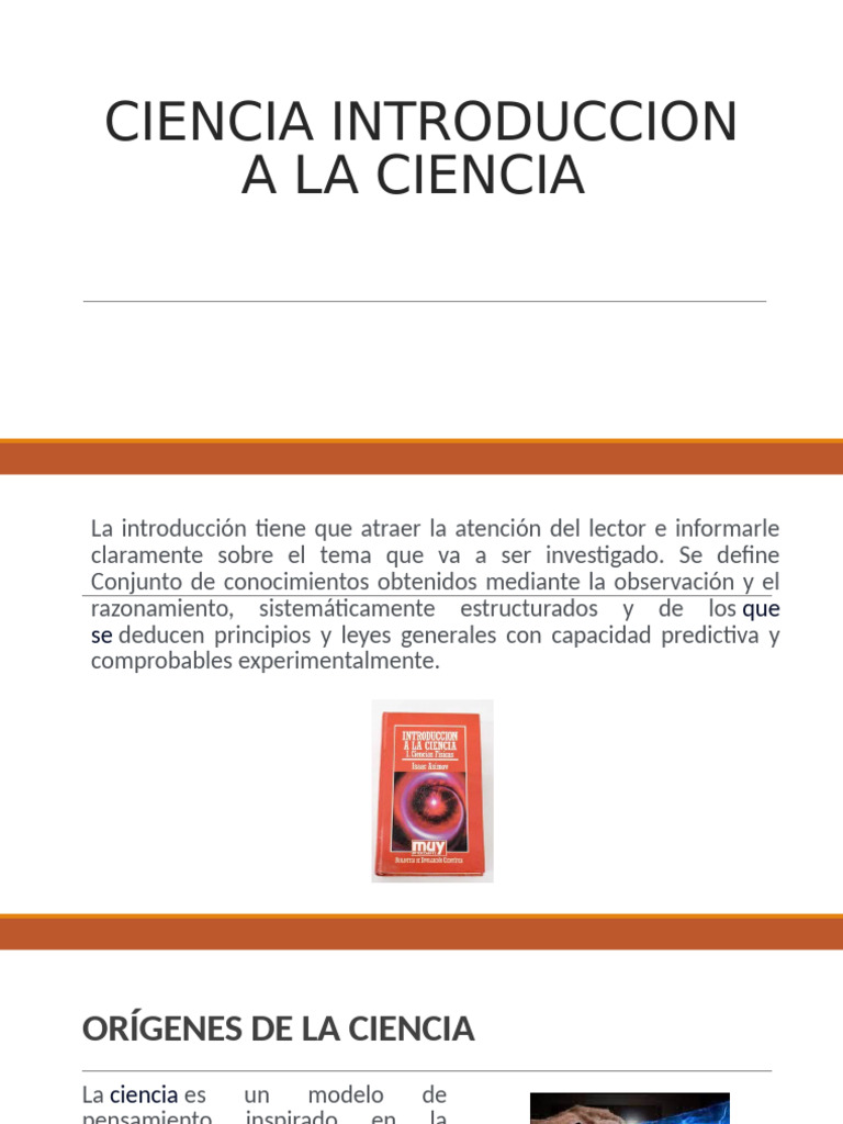 Ciencia Introduccion A La Ciencia | PDF | Science | Teoría