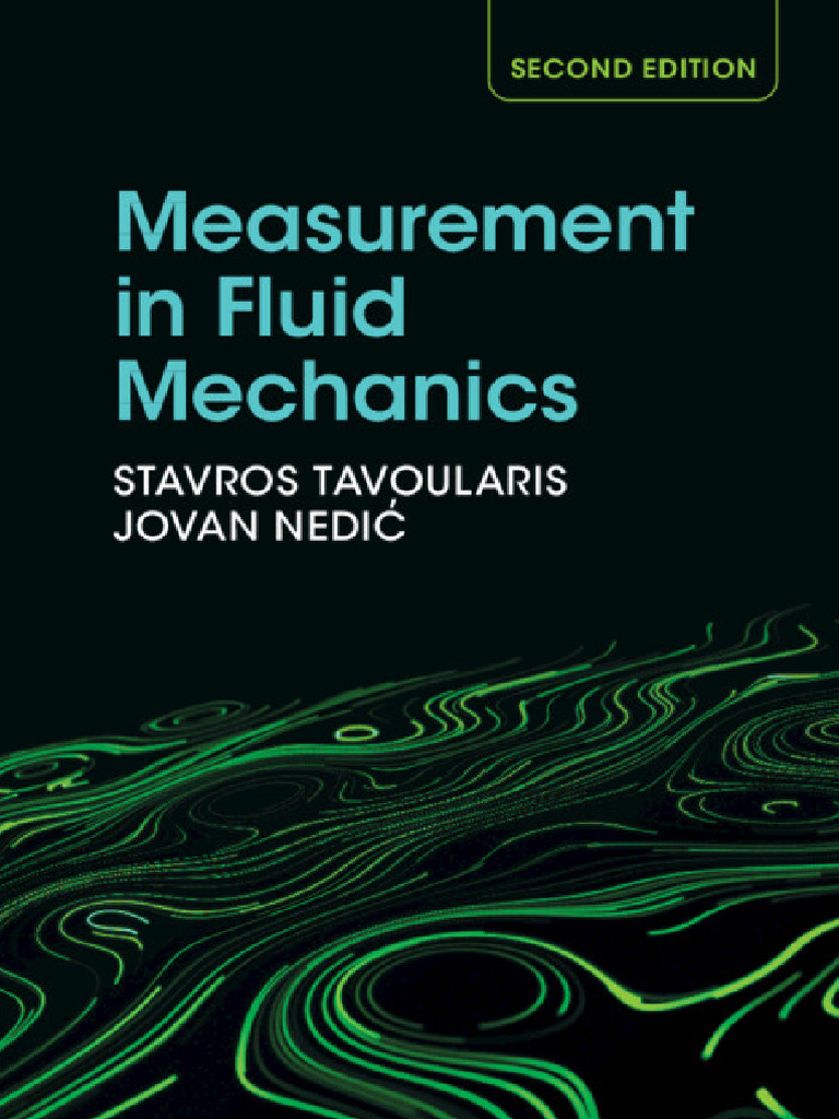 Measurement in Fluid Mechanics 2nd Stavros Tavoularis v2 | PDF | Flow ...