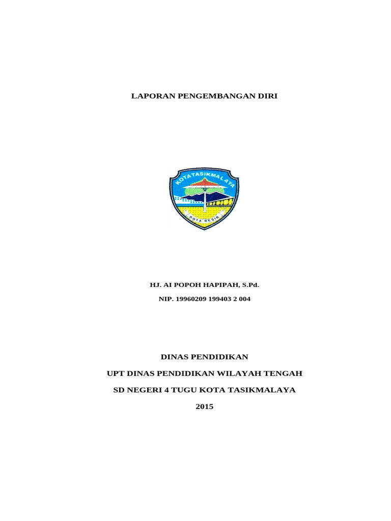 Laporan Pengembangan Diri | PDF