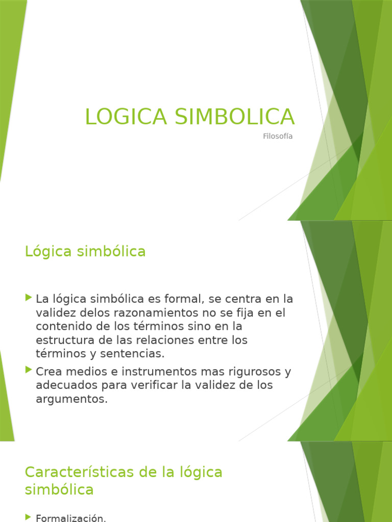Logica Simbolica | PDF