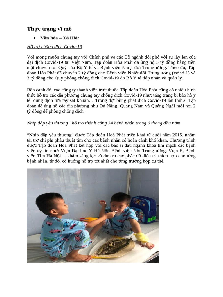 TH C TR NG VĨ Mô: Văn Hóa - Xã H I | PDF