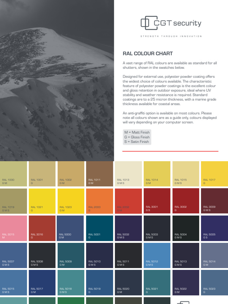 Standard Colours | PDF