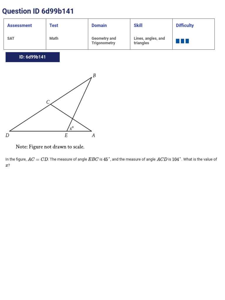 SAT Geometry | PDF