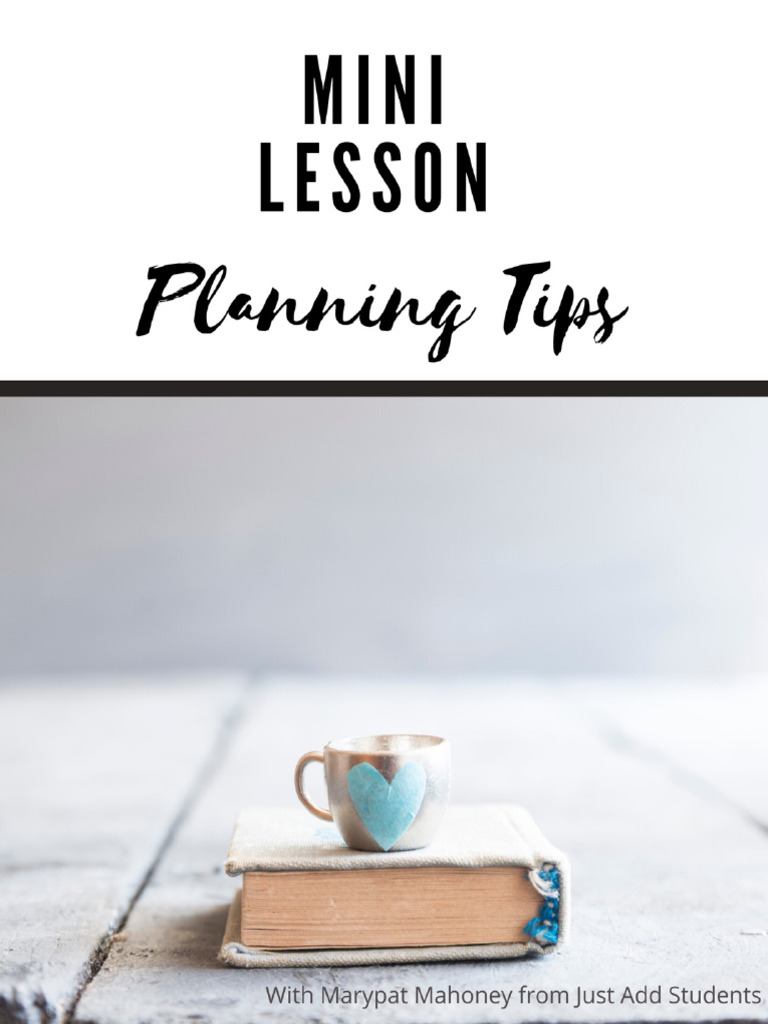 Mini Lesson Tip Sheets | PDF
